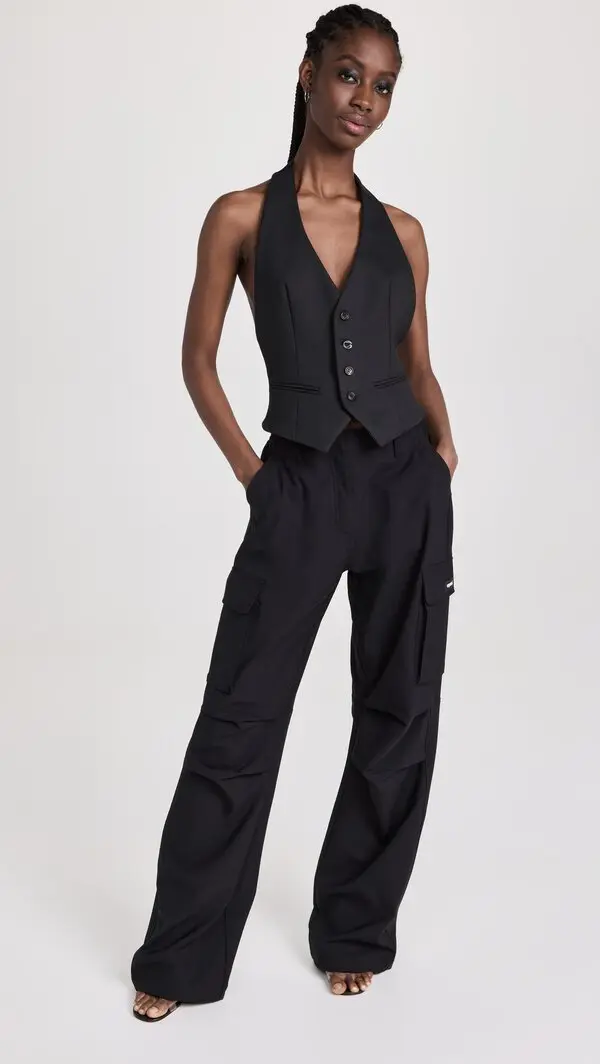 Coperni Tailored Wide Leg Cargo Pants