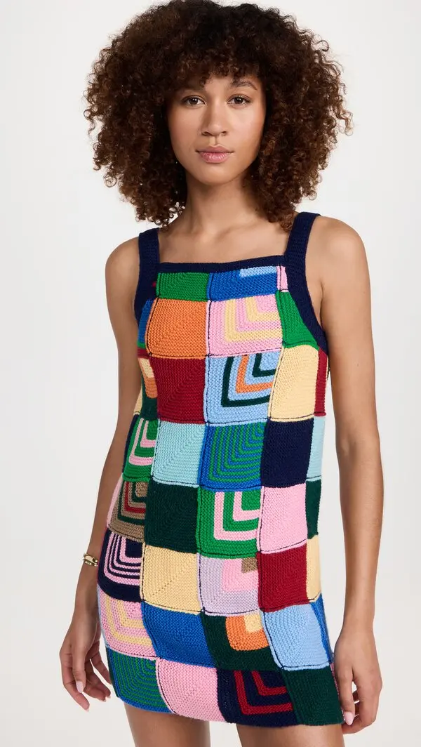 RE/DONE Patchwork Dress