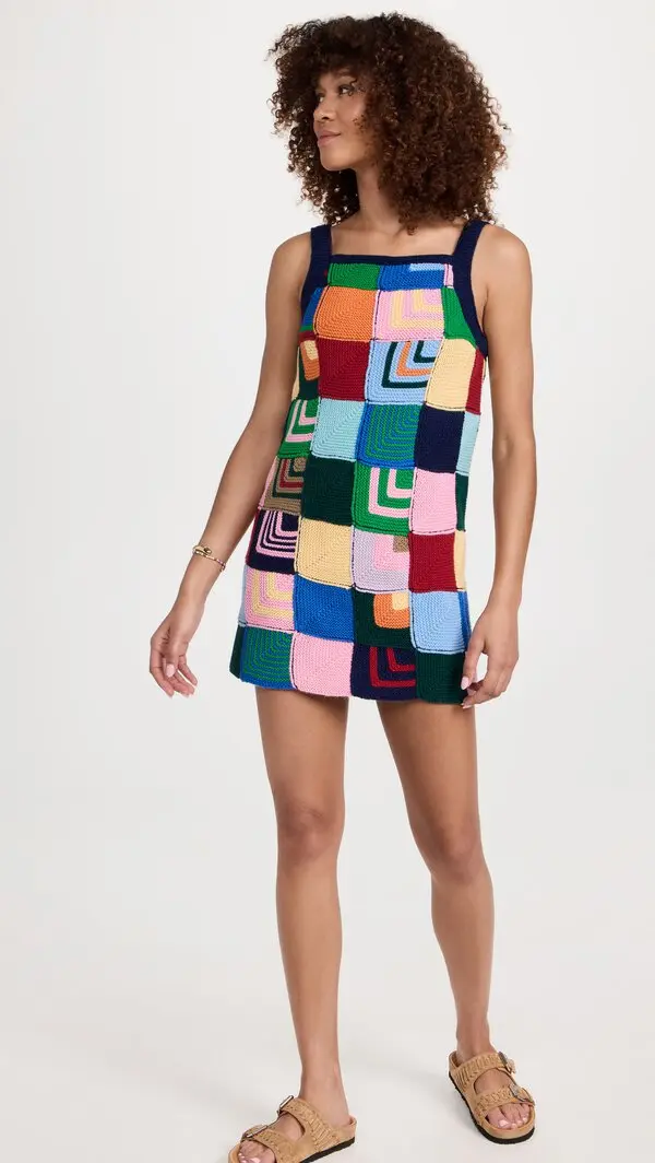 RE/DONE Patchwork Dress