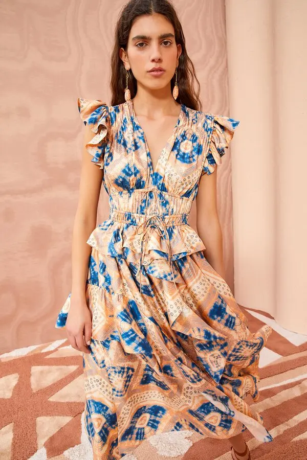 Ulla Johnson Avia Dress In Fossil - 60% Off | Editorialist
