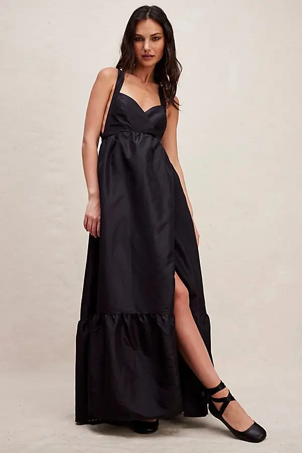 free people satin maxi dress NWT FREE PEOPLE Sz 4 VICTORIA MAXI DRESS SATIN MAXI GOWN GREEN