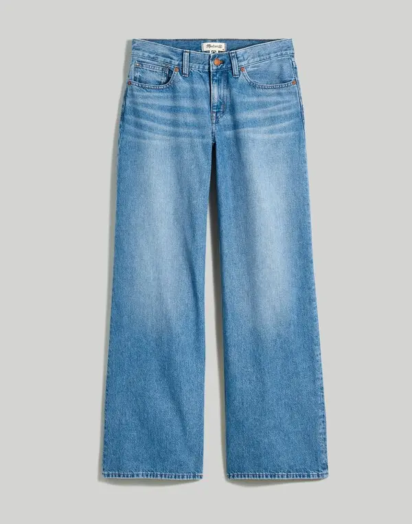 Madewell Low-rise Superwide-leg Jeans - Mainview Wash