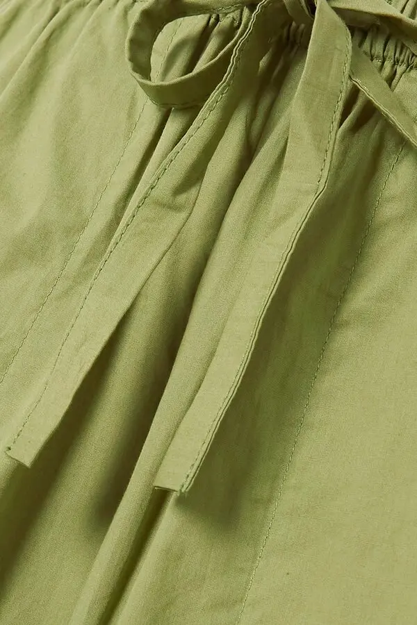 Faithfull The Brand Net Sustain Mico Organic Cotton-poplin Wide-leg Pants
