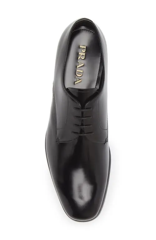 Prada Spazzolato Leather Derby
