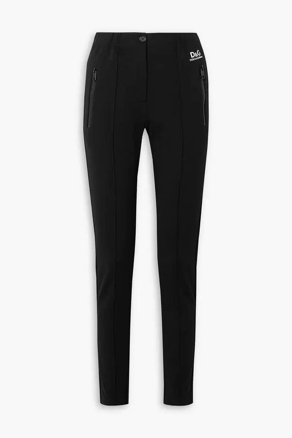 Dolce & Gabbana Logo-print Jersey Track Pants - Black