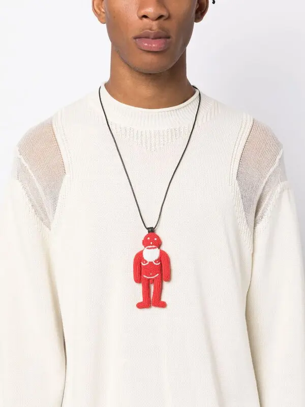 WALTER VAN BEIRENDONCK Walterman Beaded Pendant Necklace