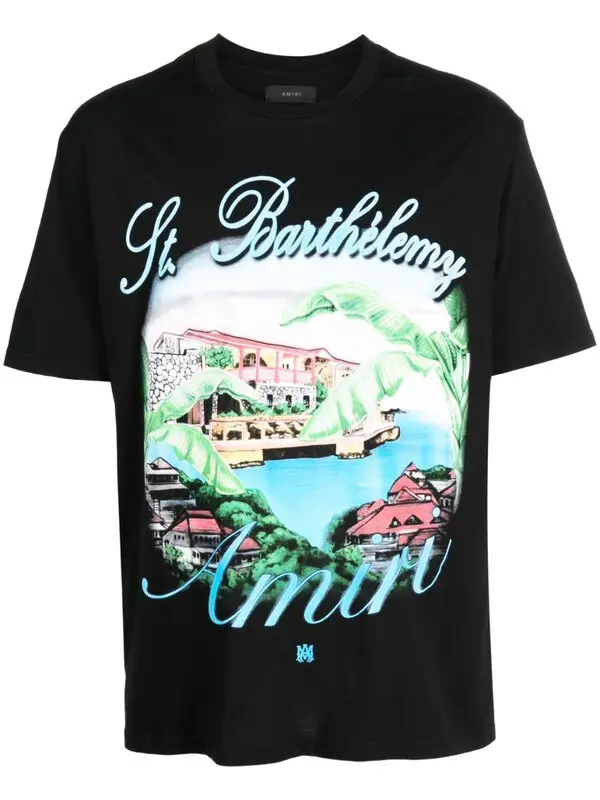 Amiri Graphic-print Cotton T-shirt