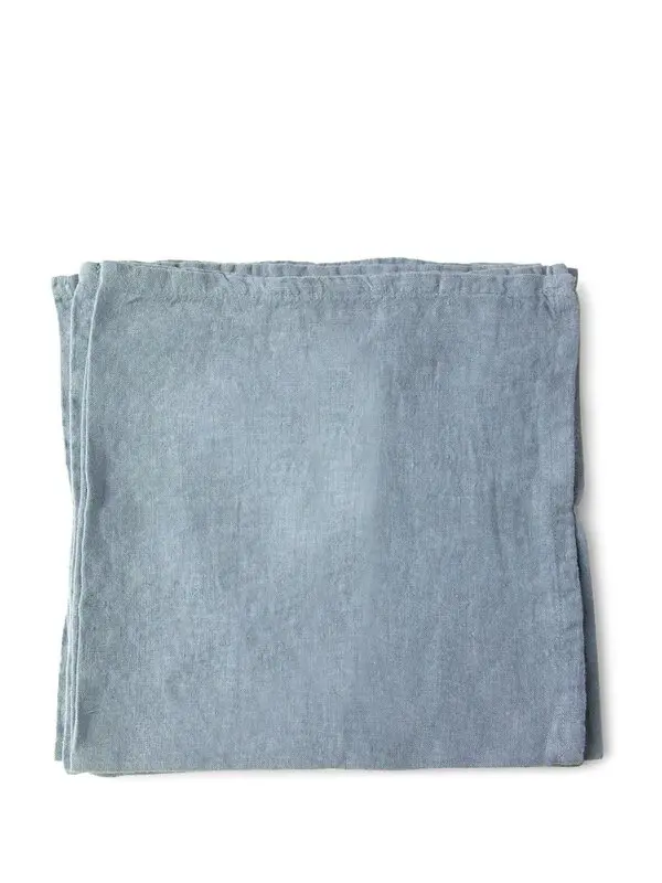 ONCE MILANO Pack-of-four Linen Napkins - Blue