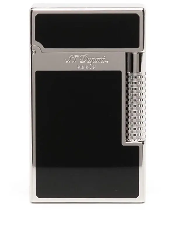 S.t. Dupont Ligne 2 Engraved-logo Lighter - Black