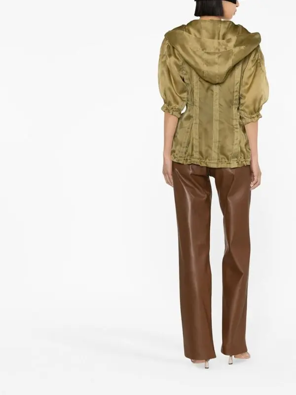 Alberta Ferretti Striped Fitted Jacket