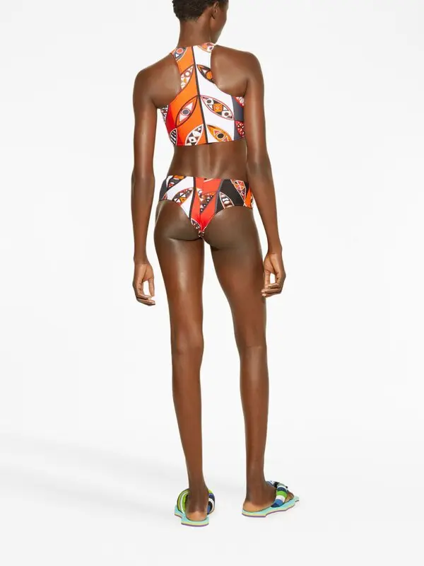 Emilio Pucci Graphic-print Bikini Bottom