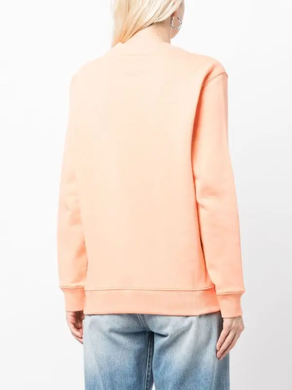MSGM Logo-embroidery Cotton Sweatshirt