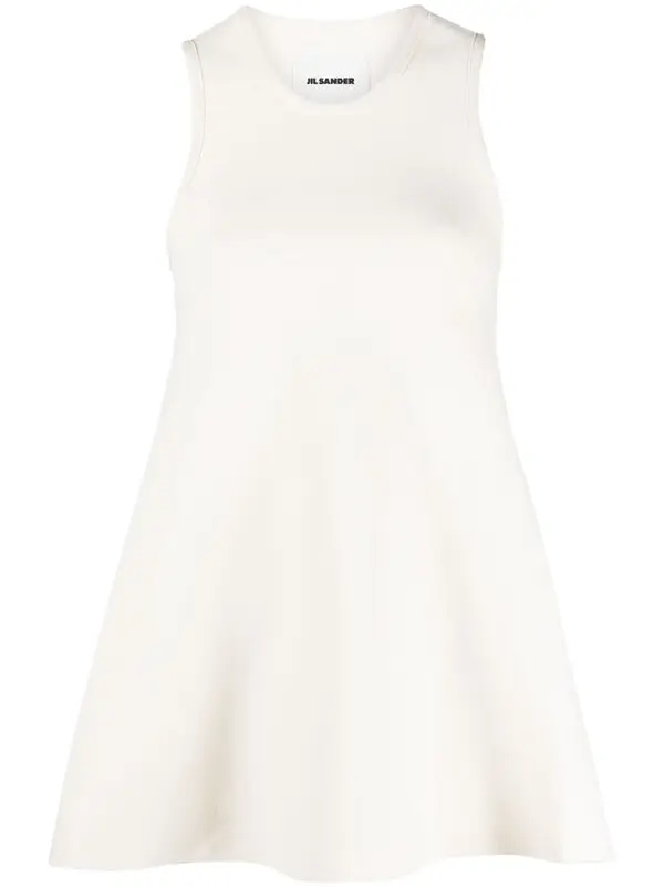 JIL SANDER Cropped Sleeveless Blouse