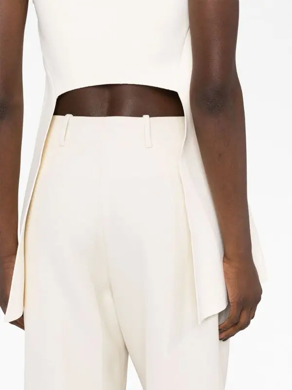 JIL SANDER Cropped Sleeveless Blouse