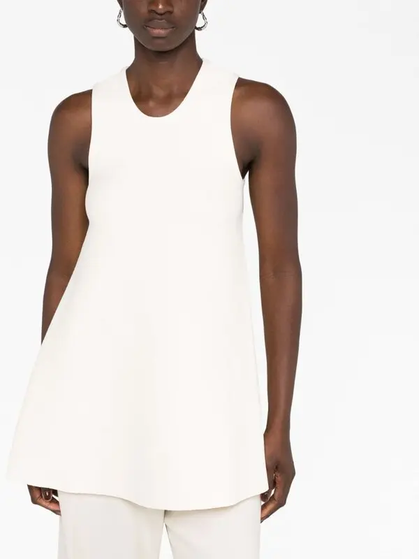 JIL SANDER Cropped Sleeveless Blouse
