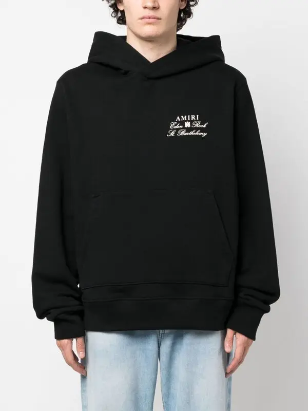 Amiri Logo-print Cotton Hoodie