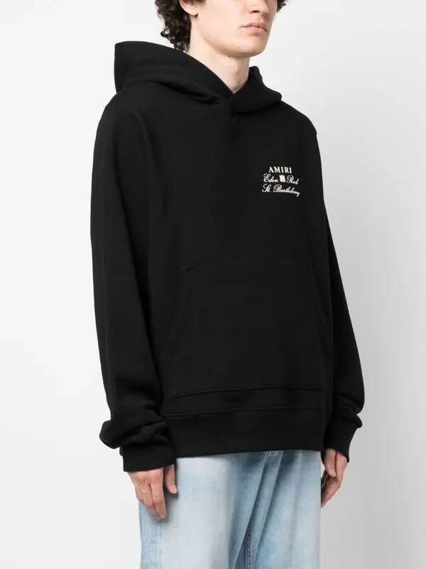 Amiri Logo-print Cotton Hoodie
