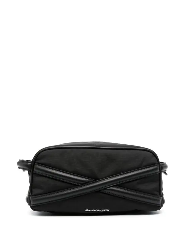 Alexander McQueen Harness Wash Bag - Black