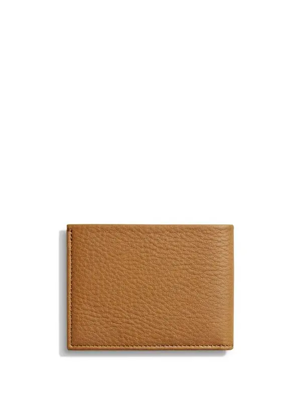 Shinola Slim Grained-leather Bi-fold Wallet