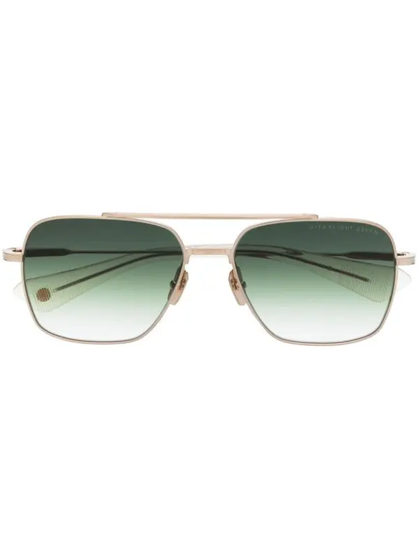 Dita Square-frame Sunglasses - Gold