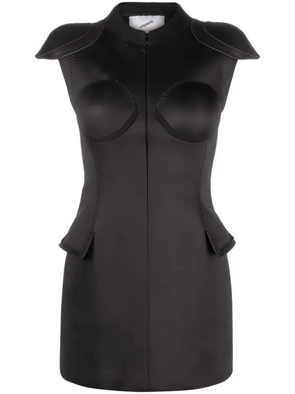 Coperni Cup Neoprene Minidress