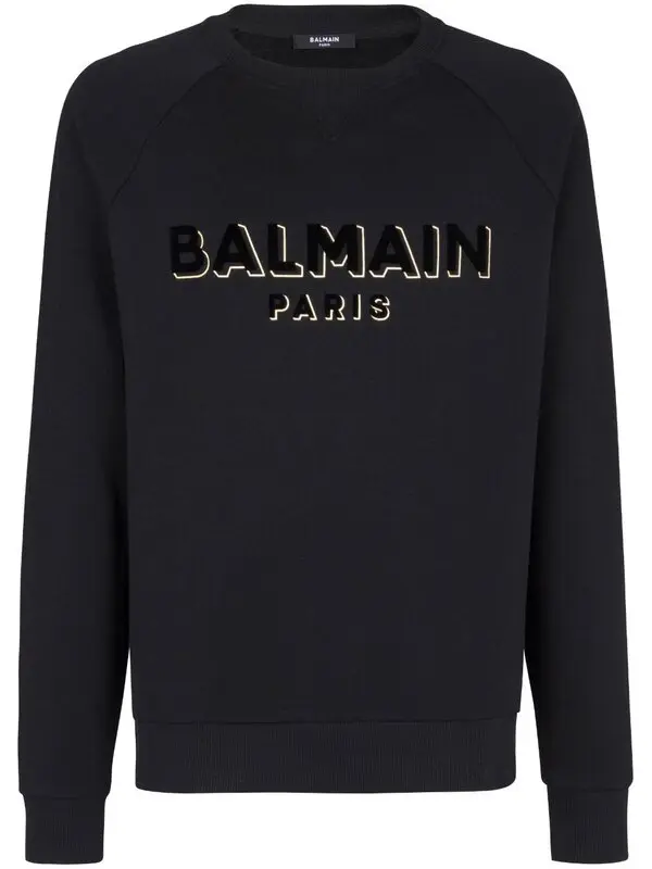 Balmain Logo-print Crew-neck Sweatshirt