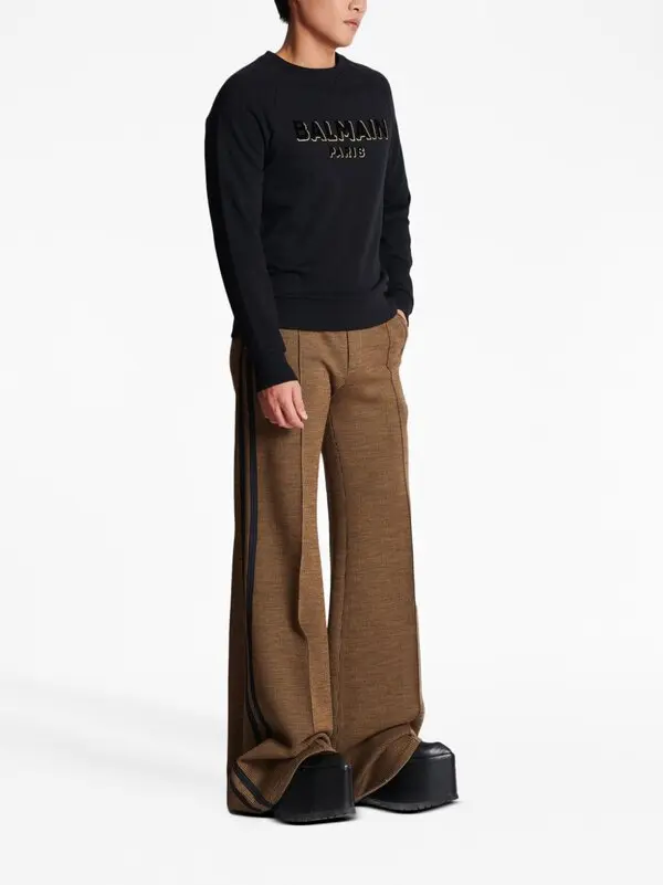 Balmain Logo-print Crew-neck Sweatshirt
