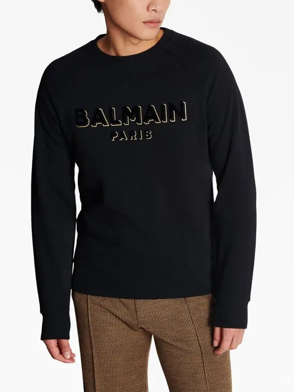 Balmain Logo-print Crew-neck Sweatshirt