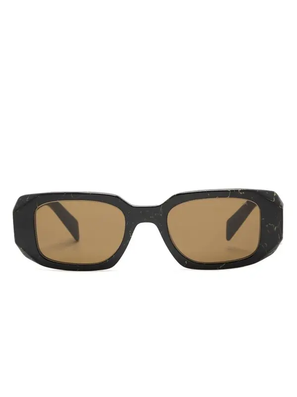 Prada Symbole Square-frame Sunglasses - Black