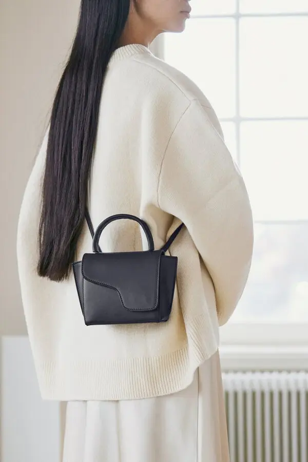 ATP ATELIER Montalcino Mini Handbag - Black