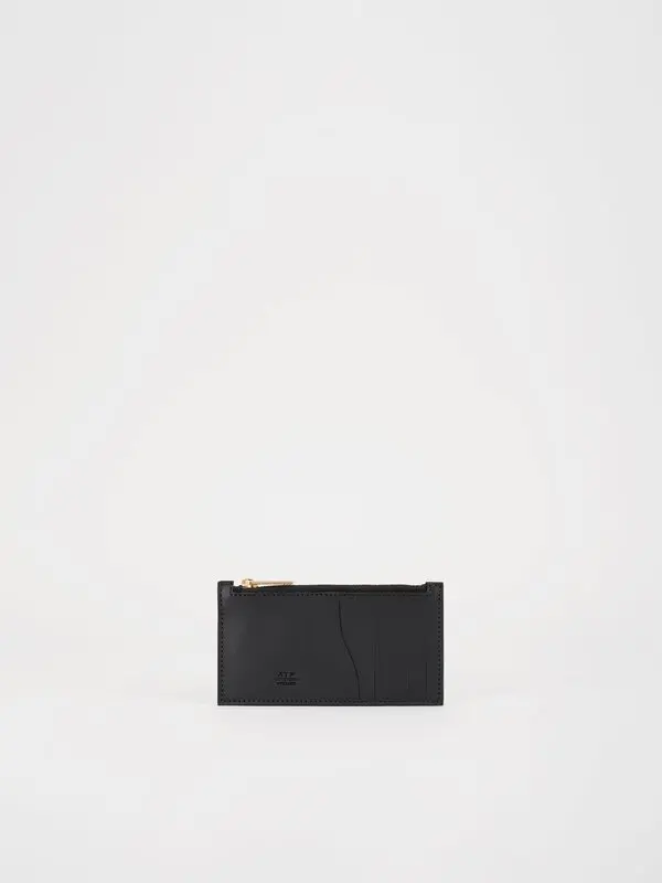 ATP ATELIER Moscosi Leather Card Holder - Black