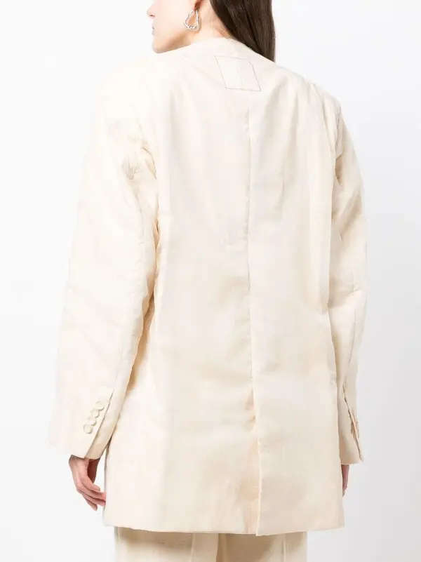 UMA WANG Cotton Double-breasted Blazer