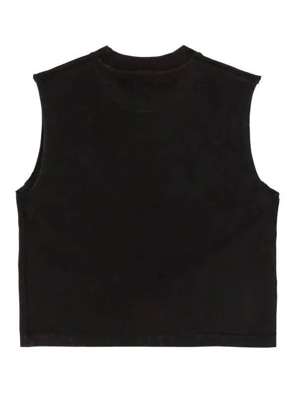 RE/DONE Rhinestone Cropped Vest