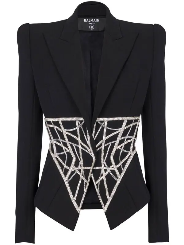 Balmain Double-breasted Wool Blazer