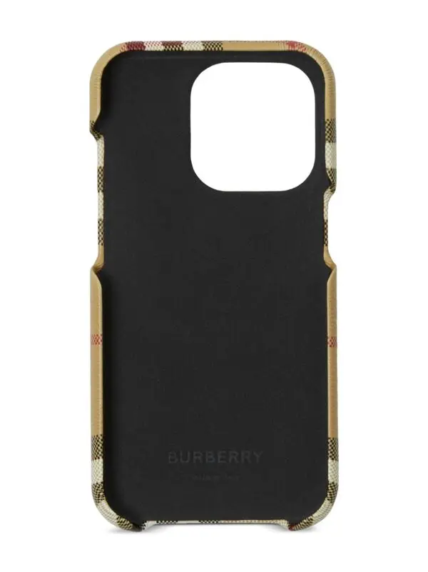 Burberry Check-print Iphone 14 Pro Case