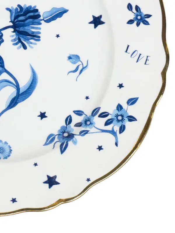 BITOSSI HOME La Tavola Scomposta Floral-print Plate