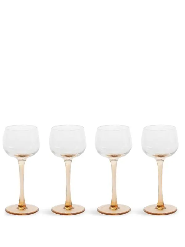 BITOSSI HOME Desiguale Transparent-design Goblets - Pink