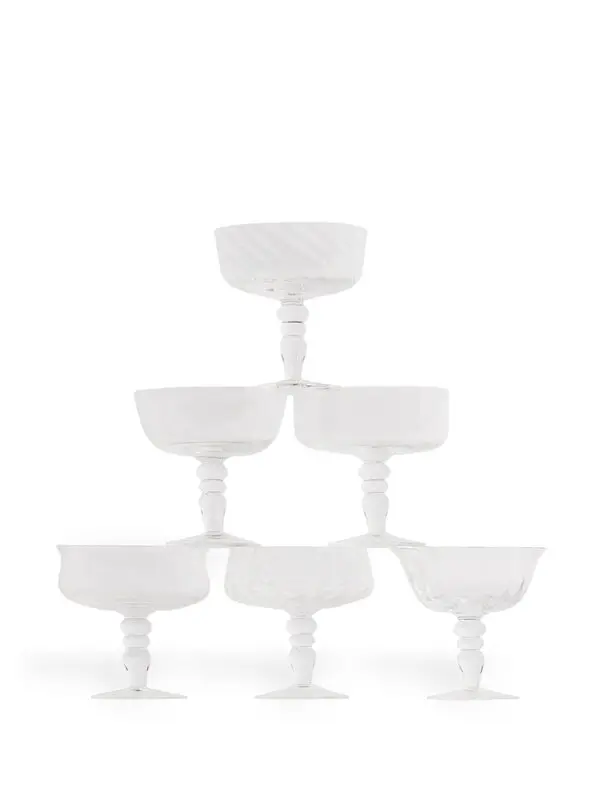 BITOSSI HOME Diseguale Transparent-design Goblets