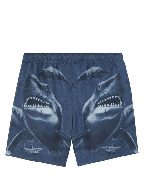 Burberry Shark-print Swim Shorts