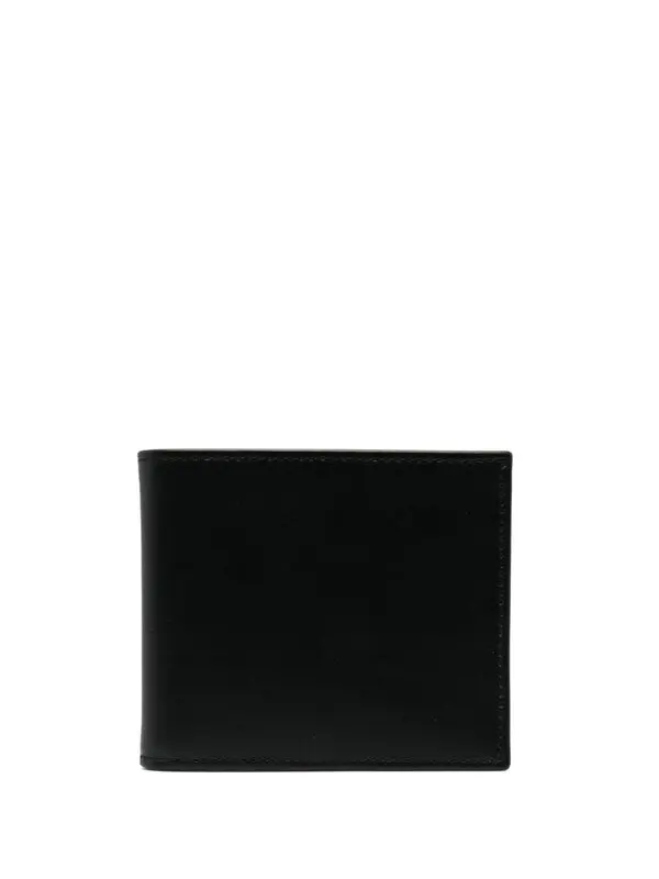Corneliani Bi-fold Leather Wallet - Black