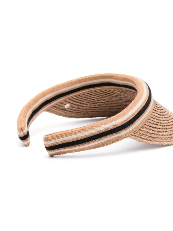 Helen Kaminski Woven Raffia Visor