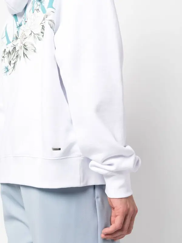 Amiri Logo-print Cotton Hoodie