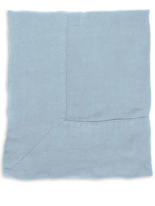 ONCE MILANO Rectangular Linen Tablecloth - Blue