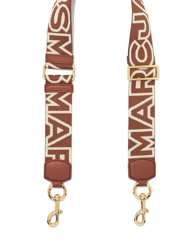 Marc Jacobs Outline Logo Webbing Strap - Brown