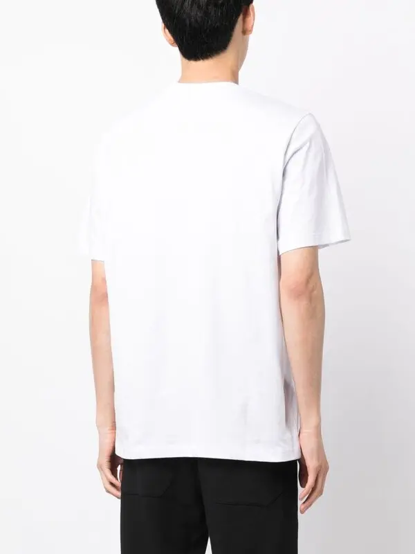MSGM Logo-print Cotton T-shirt - White
