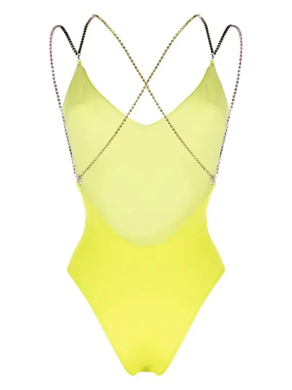 Gcds Crystal-strap Swimsuit