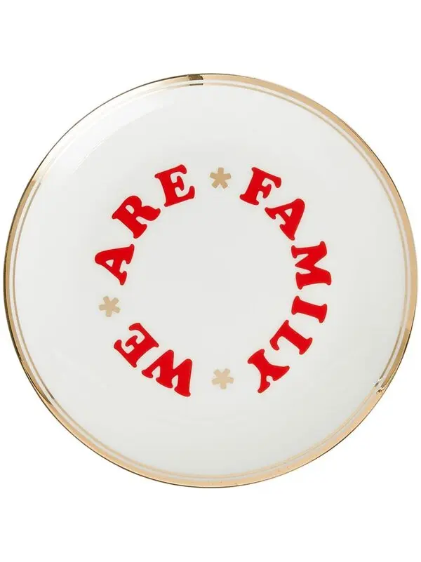 BITOSSI HOME We Are Family Plates - White
