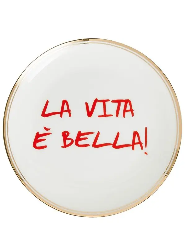 BITOSSI HOME La Vita È Bella' Plates - White