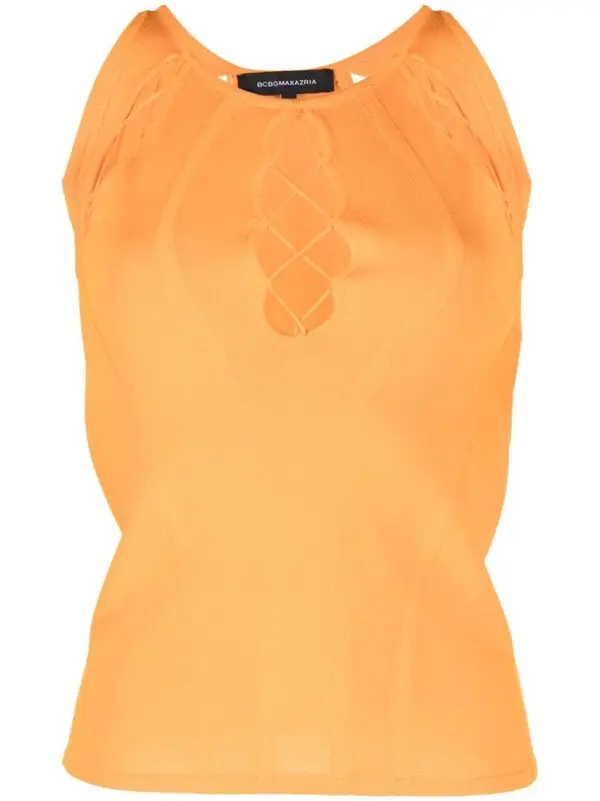 Bcbgmaxazria Lace-up Top