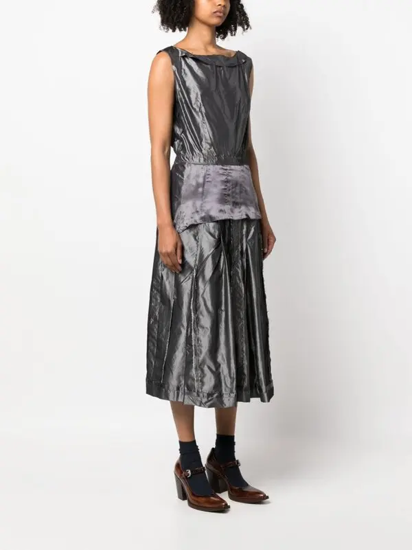 MAISON MARGIELA Inside-out Sleeveless Midi Dress - Grey